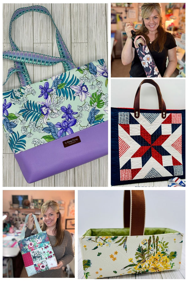 5 Beginner Summer Bag Sewing Patterns That Look Store-Bought - Be Mandy ...