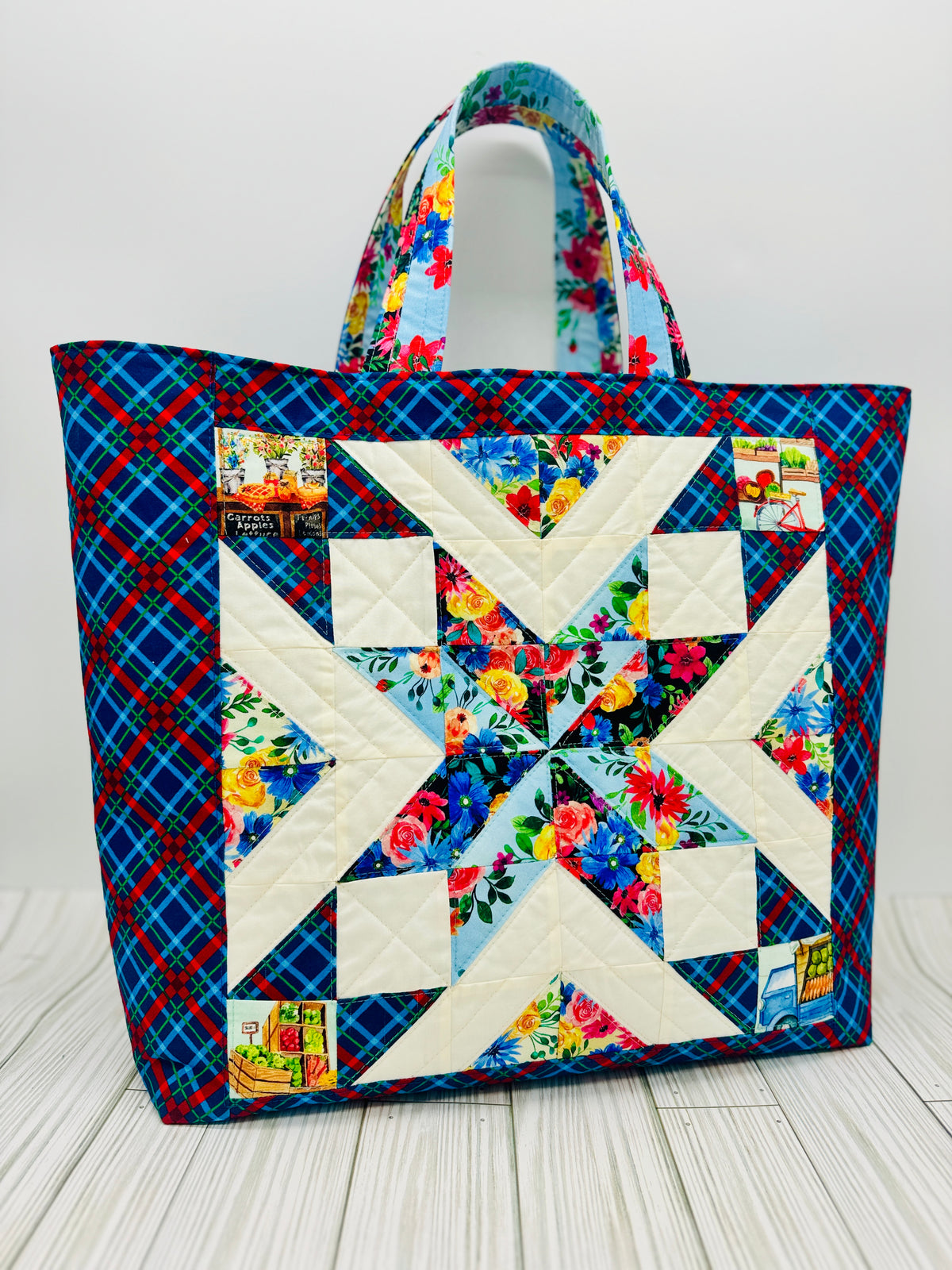 Starry Tote Bag Sewing Pattern - PDF Version - Be Mandy Things