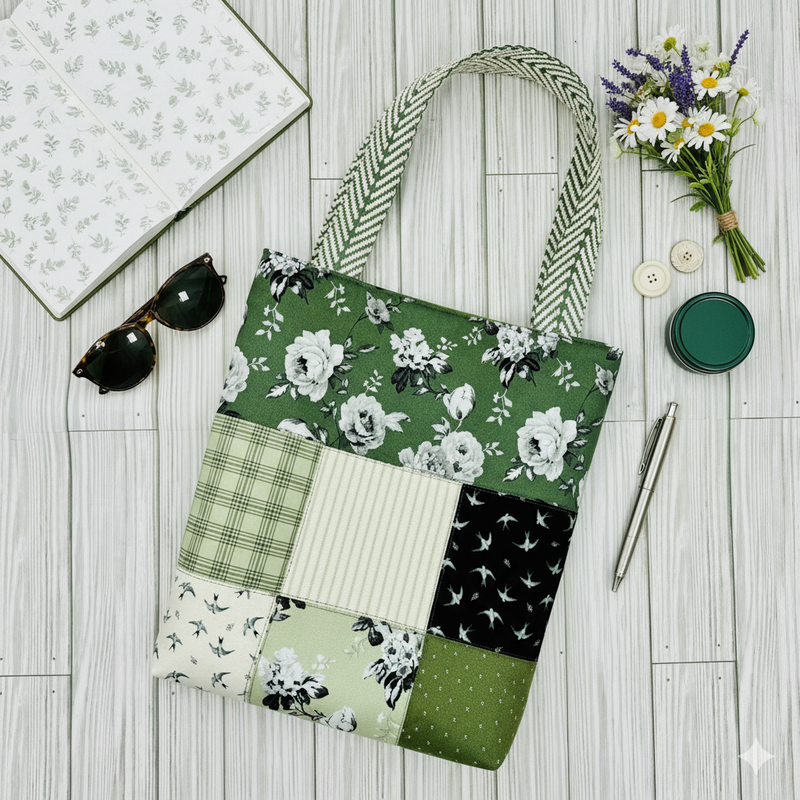 Easy Charm Tote Pattern – Beginner Tote Bag PDF with Video | Be Mandy ...