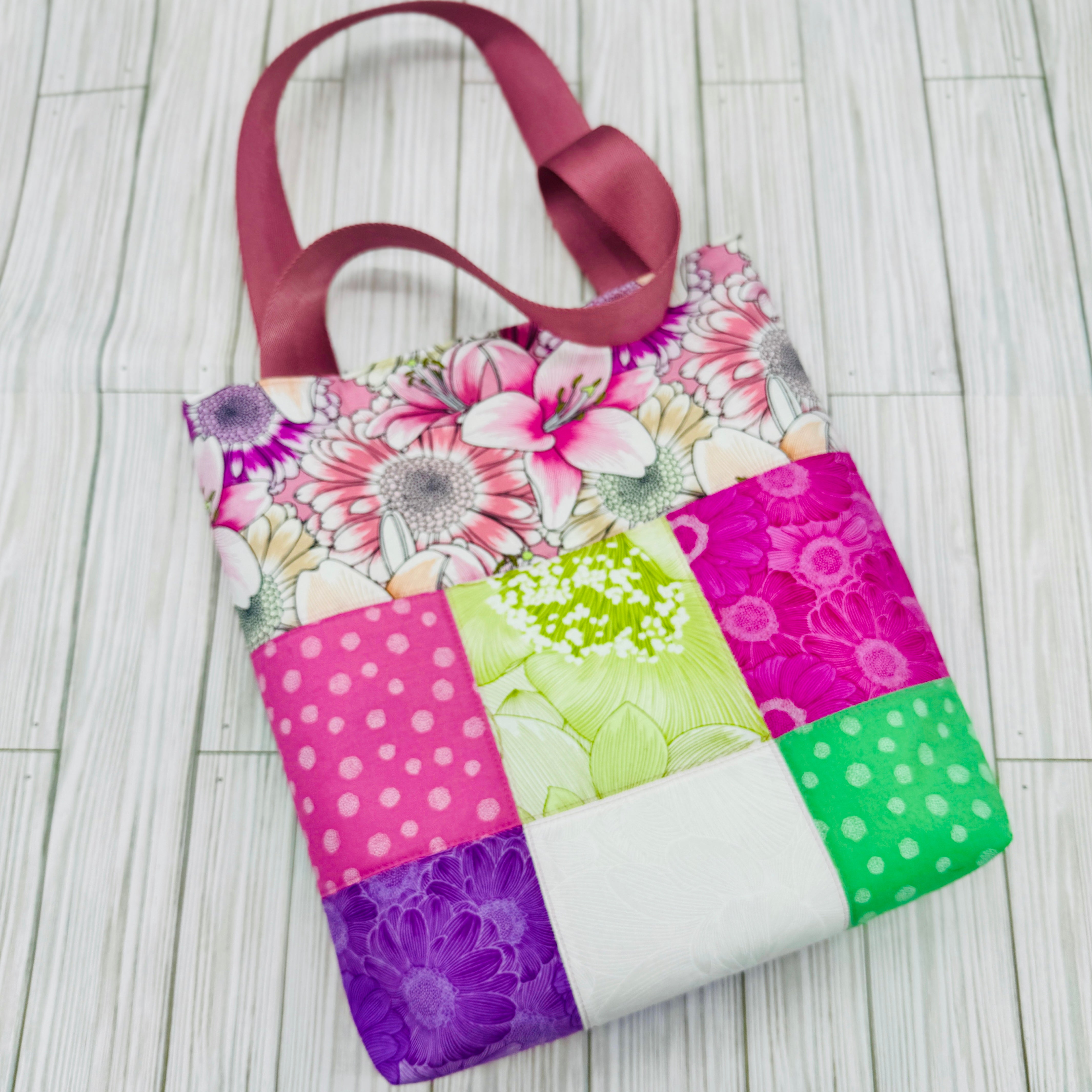 Easy Charm Tote Pattern - PDF Version - Be Mandy Things