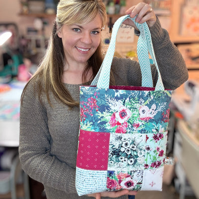 Easy Charm Tote Pattern – Beginner Tote Bag PDF with Video | Be Mandy ...