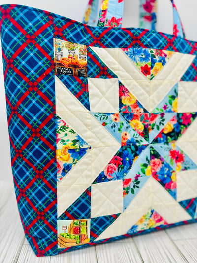 Shining Star Quilt Block PDF Pattern - Beginner Friendly | Be Mandy Things